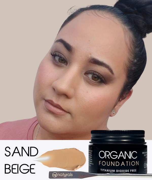 Organic Liquid foundation | Without Titanium Dioxide - MG Naturals