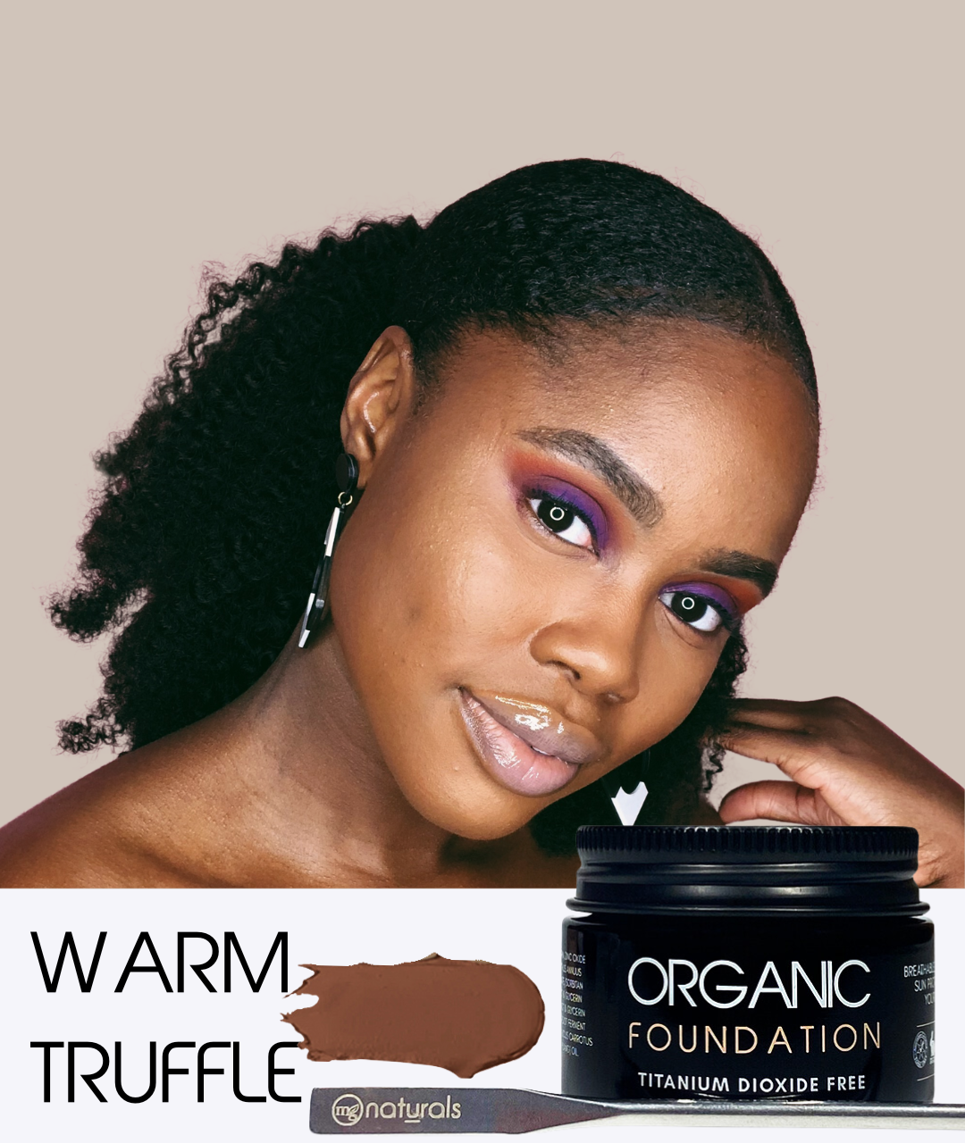Organic Liquid foundation | Without Titanium Dioxide - MG Naturals