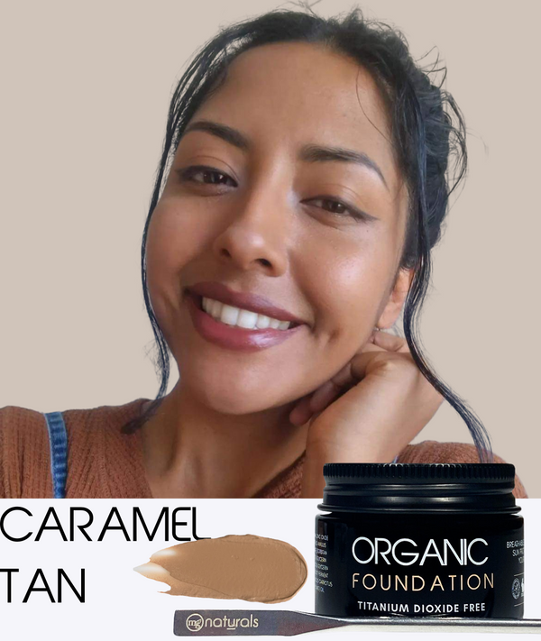 Organic Liquid foundation | Without Titanium Dioxide - MG Naturals
