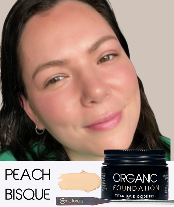 Organic Liquid foundation | Without Titanium Dioxide - MG Naturals