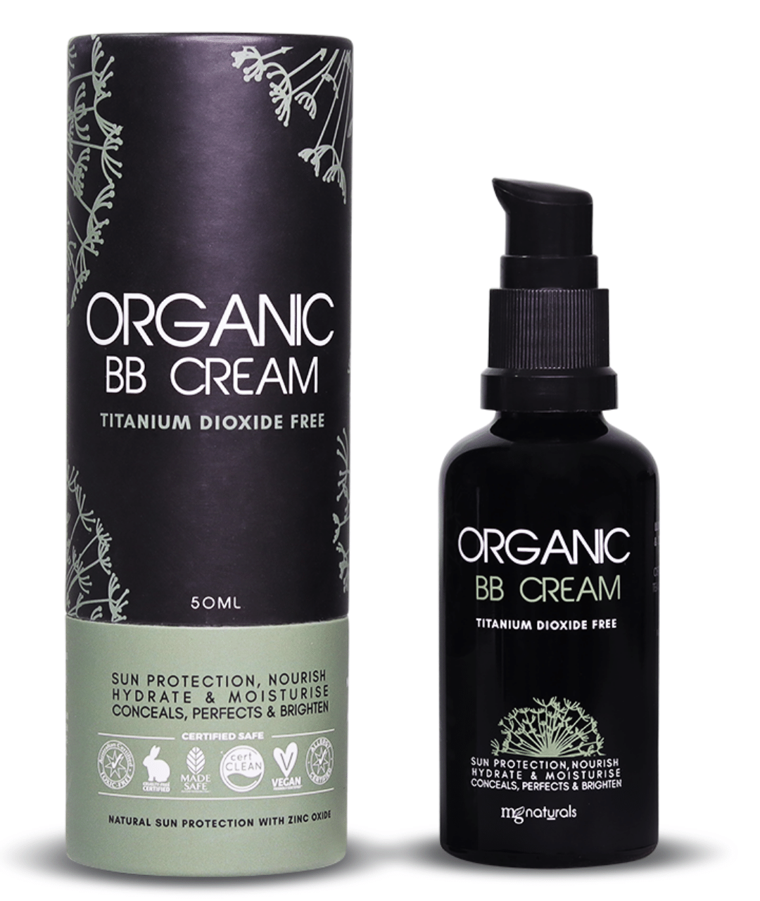 Titanium dioxide free BB Cream - MG Naturals